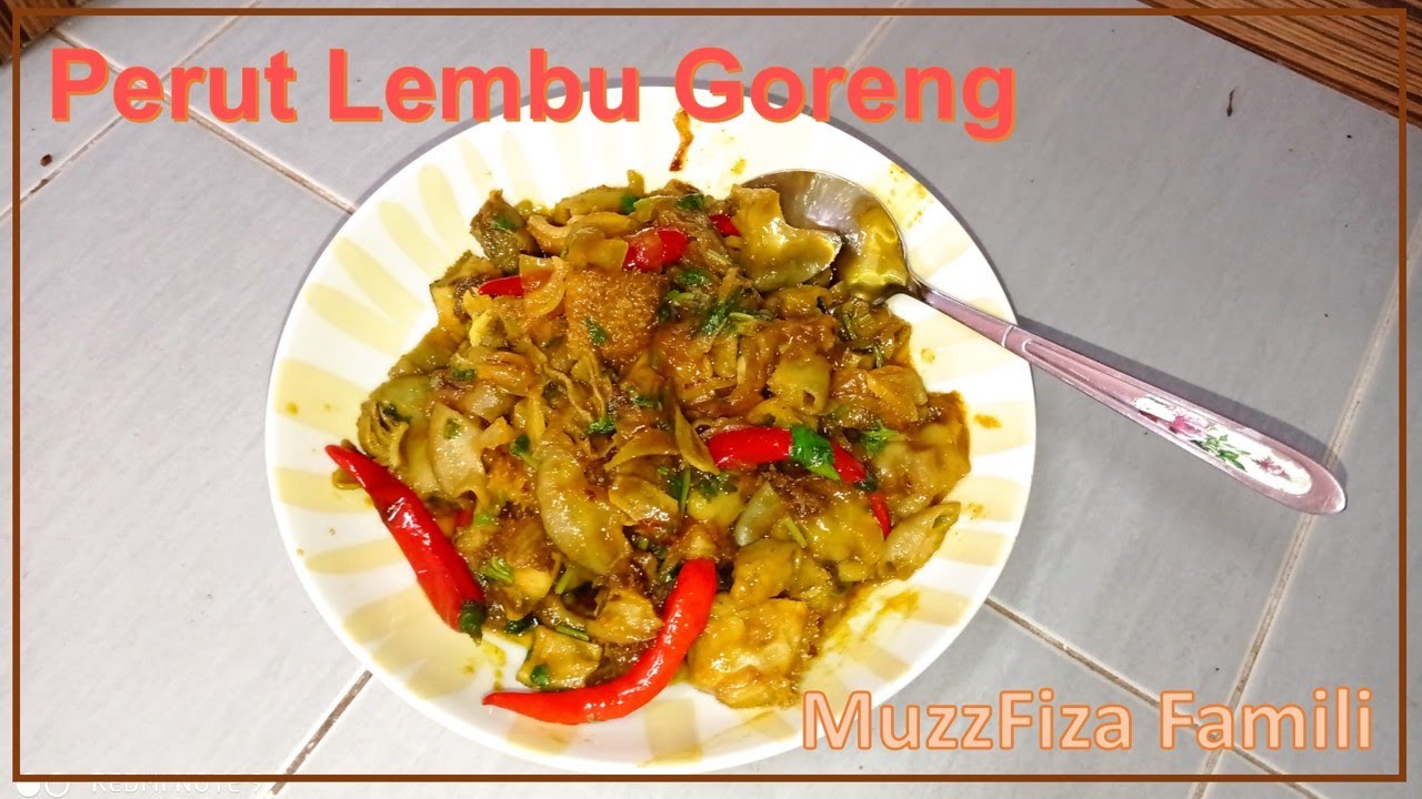 Perut Lembu Goreng Citarasa Malaysia - YouTube