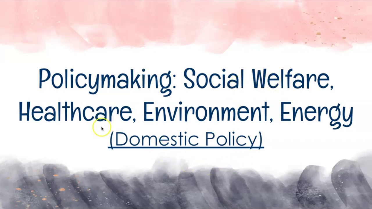 AP Gov U7 Social Welfare, Education, Healthcare, Environment & Energy ...