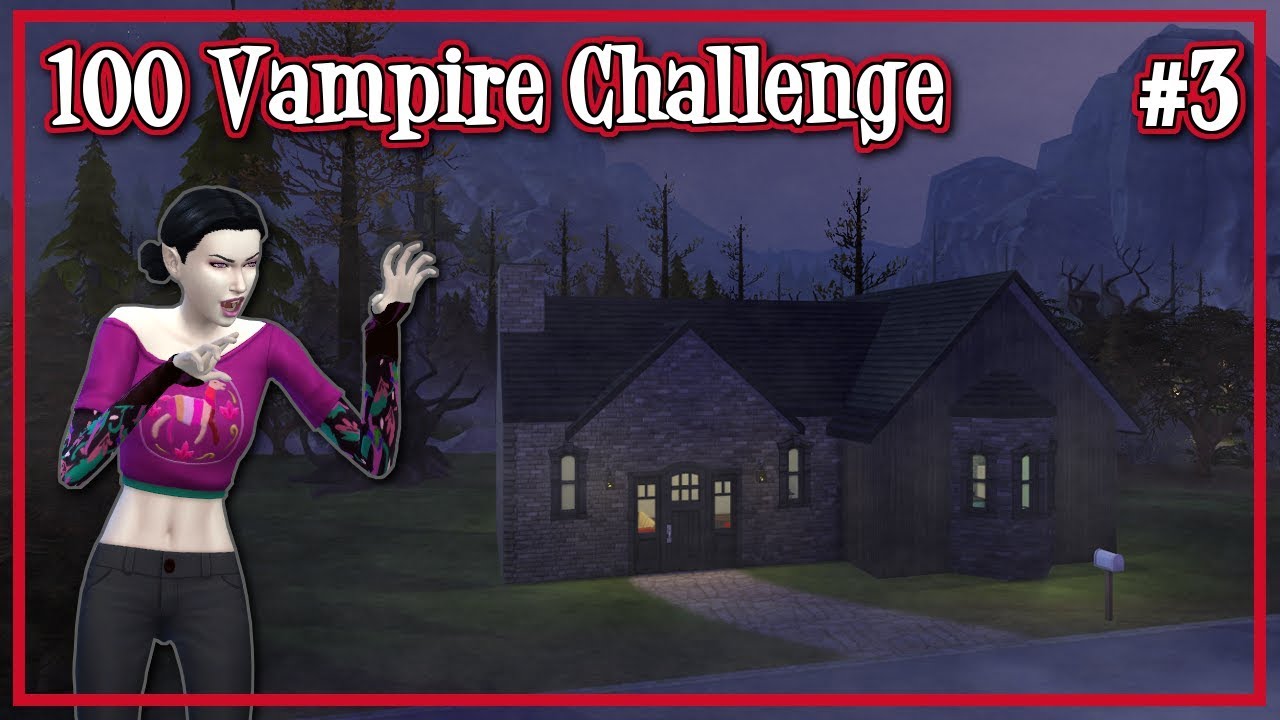 Vampire Creation #3 - The 100 Vampire Challenge | The Sims 4 - YouTube