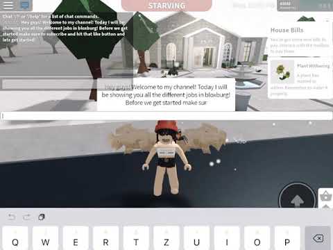 Showing you all the different jobs in Bloxburg! - YouTube