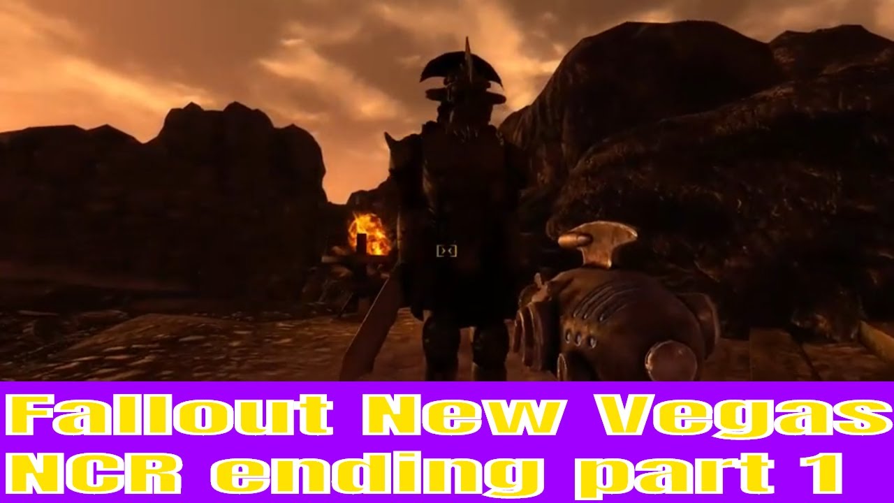 Fallout New Vegas NCR ending part 1 - YouTube