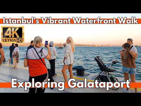 Exploring Galataport: Istanbul's Vibrant Waterfront Walking Tour | 4K UHD 60FPS | 17 SEPTEMBER 2023