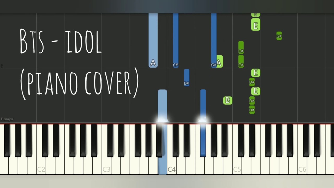 BTS - IDOL 방탄소년단 | Piano Pop Song Tutorial Sheet Music - YouTube