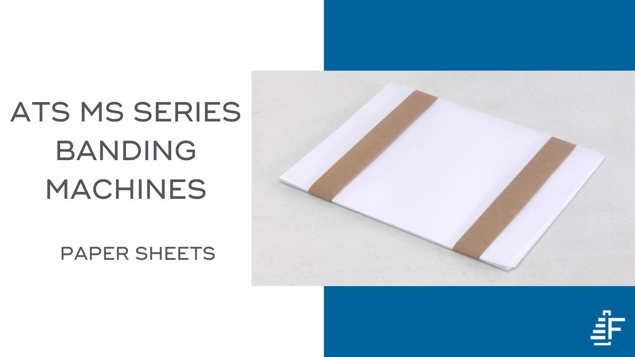 Paper Sheets Banding ATS MS-420 Banding Machine - YouTube