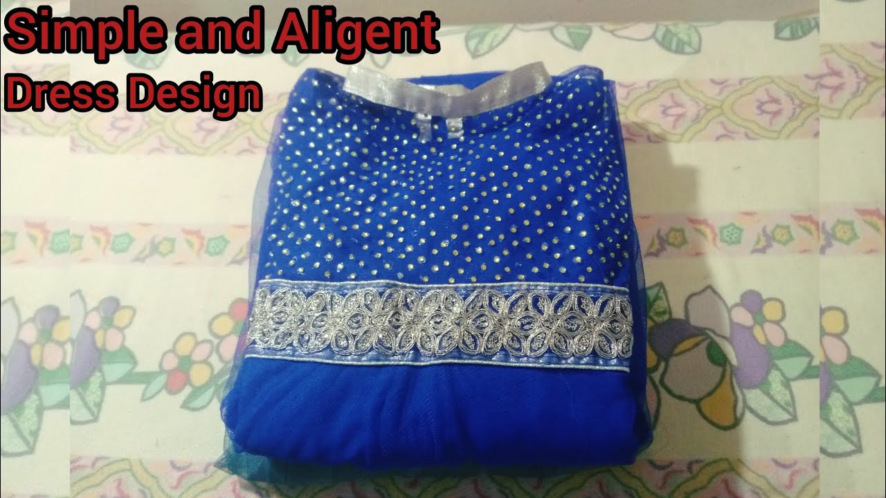 Party Wear Dress Design Simple and Aligent Dress Design| - YouTube