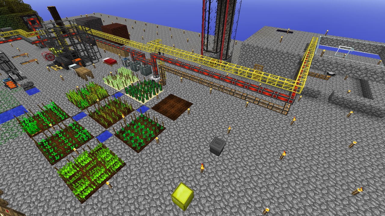 S08E19 Skyblock - Automated Harvester into Storage Drawers with ...