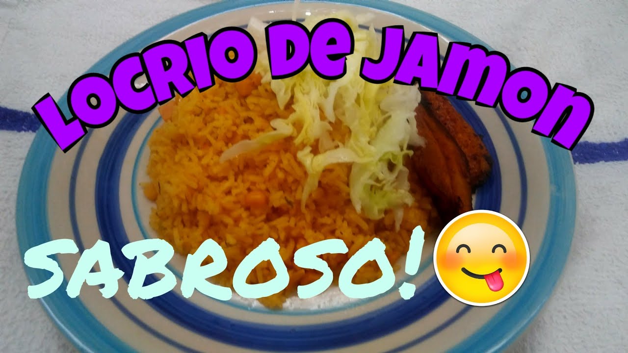 Locrio dominicano de jamón - YouTube