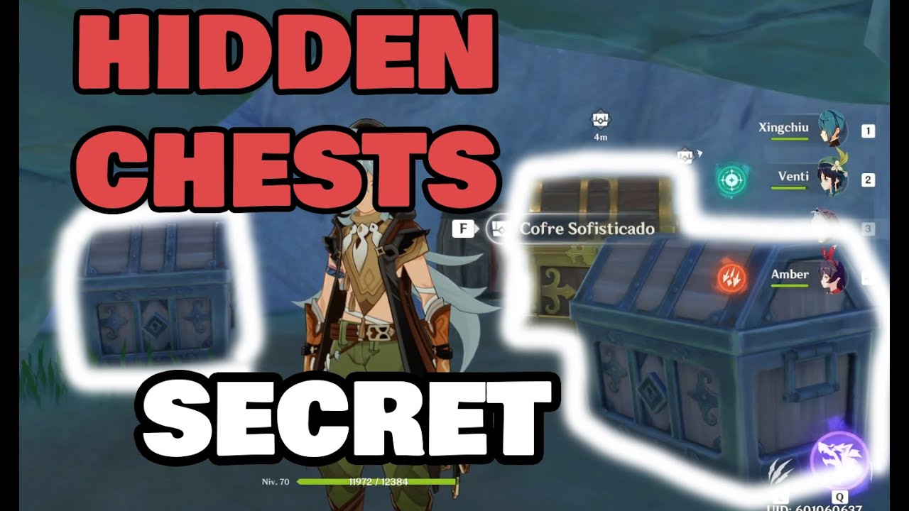 Secret Location, Hidden Chests - Genshin Impact (AR 40) - YouTube