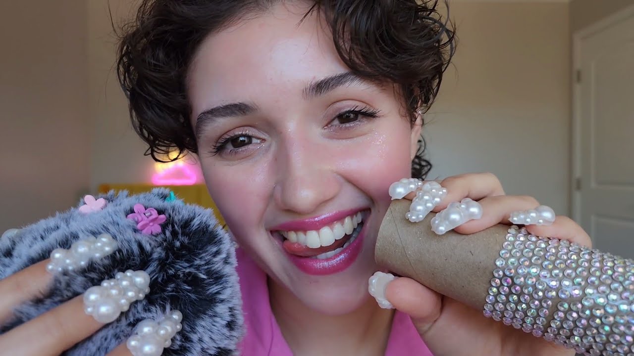 Asmr Tingly Mouth Sound Triggers 💋 Spoolie Nibbling Teeth Tapping