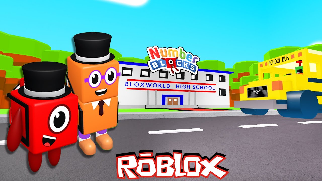Numberblocks ESCAPE Numberblocks High School Obby in Roblox - YouTube