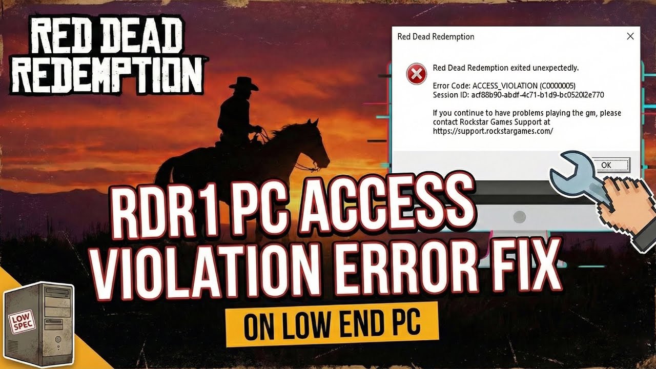 How to Fix RDR 1 Access Violation Error on PC - 100% Working Solution in Tamil - YouTube