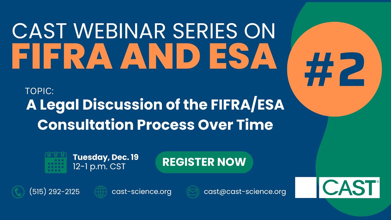 FIFRA/ESA Webinar #2 A Legal Discussion of the FIFRA:ESA Consultation ...