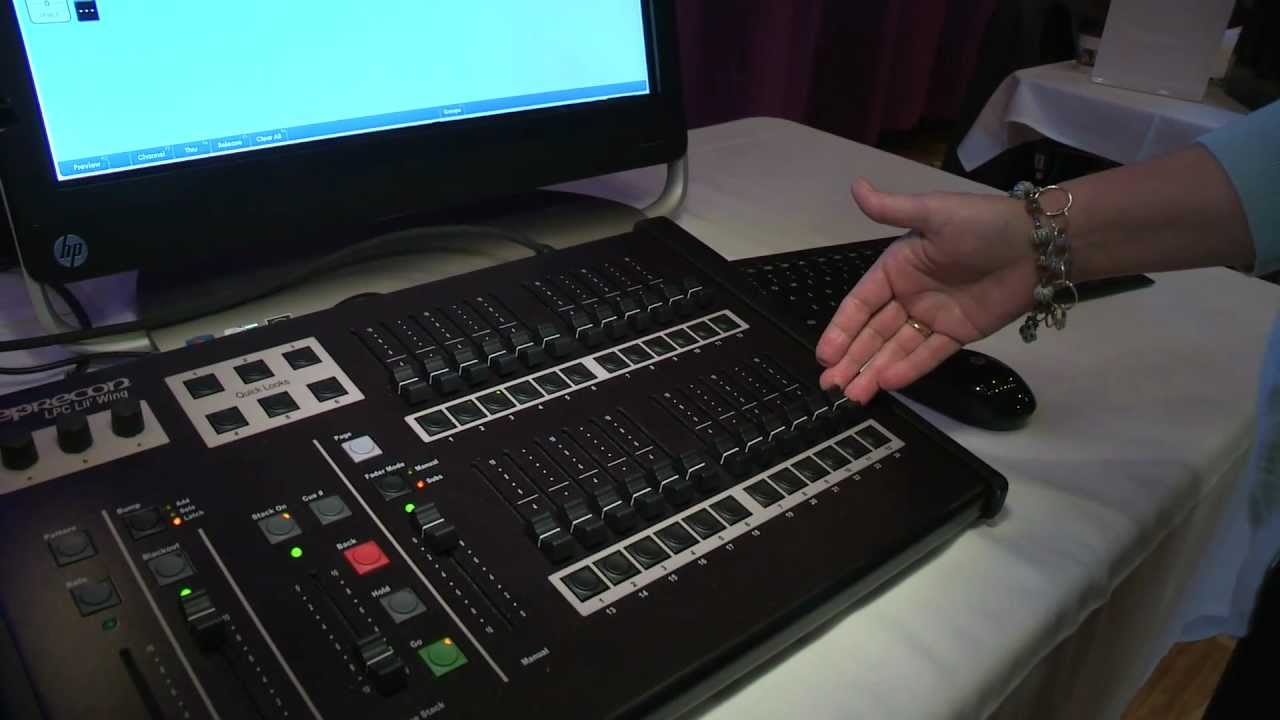Leprecon LPC-24S Lil Wing Lighting Controller @ Full Compass Tech Expo ...