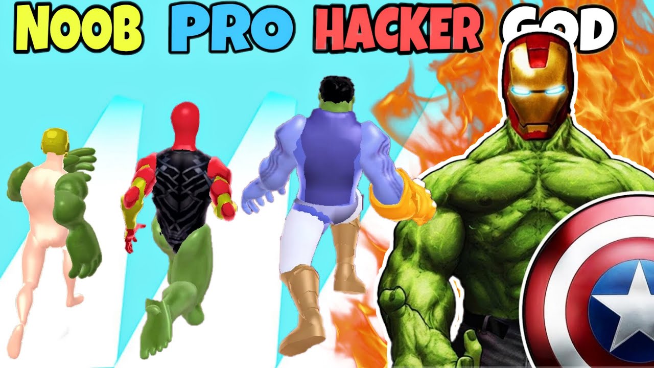 NOOB vs PRO vs HACKER vs GOD in Mutant Fighter - YouTube