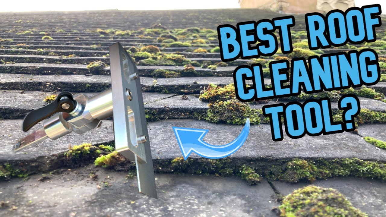 Roof Cleaning With The FLEXI SCRAPER // Partridge Exterior Cleaning ...
