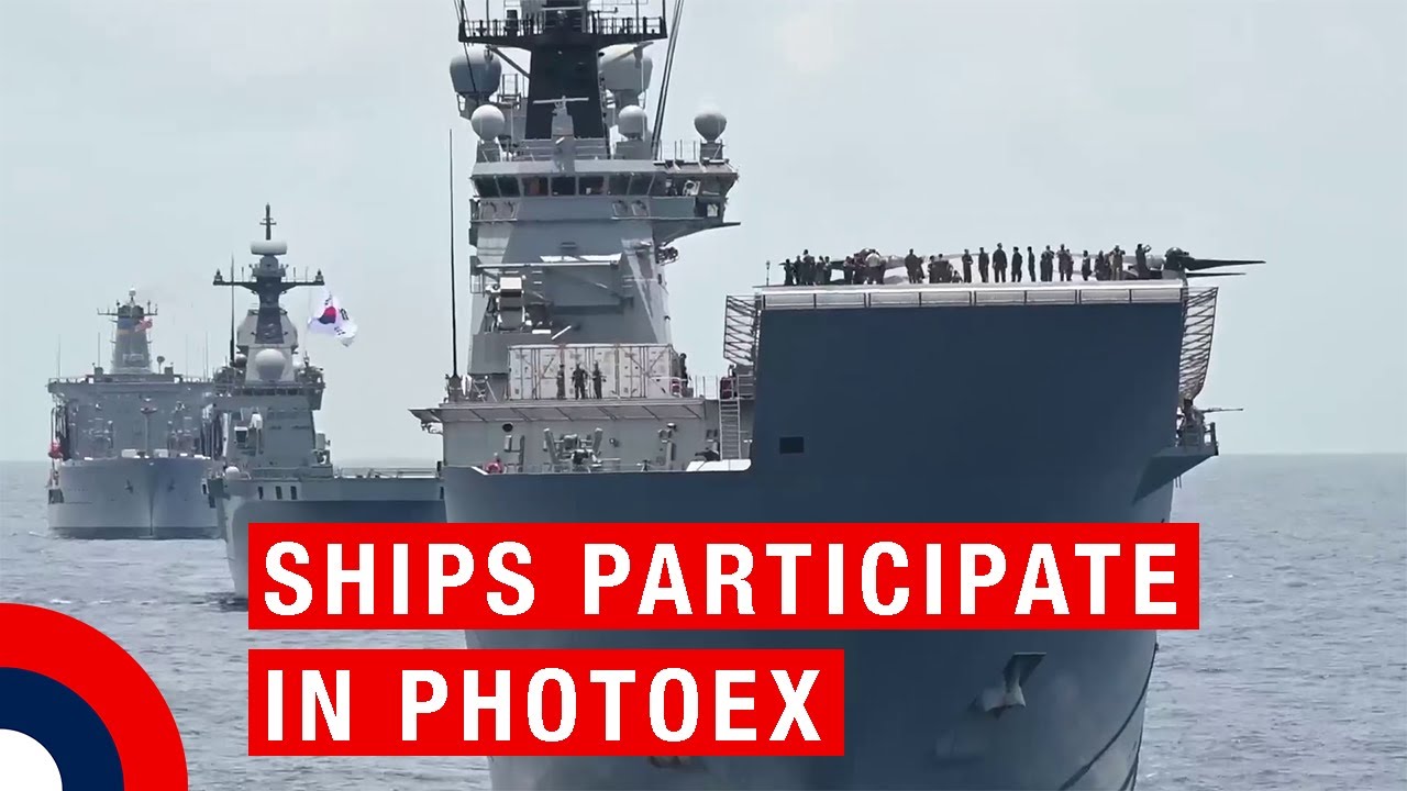 Ships Participate in PHOTOEX During RIMPAC 2022 - YouTube