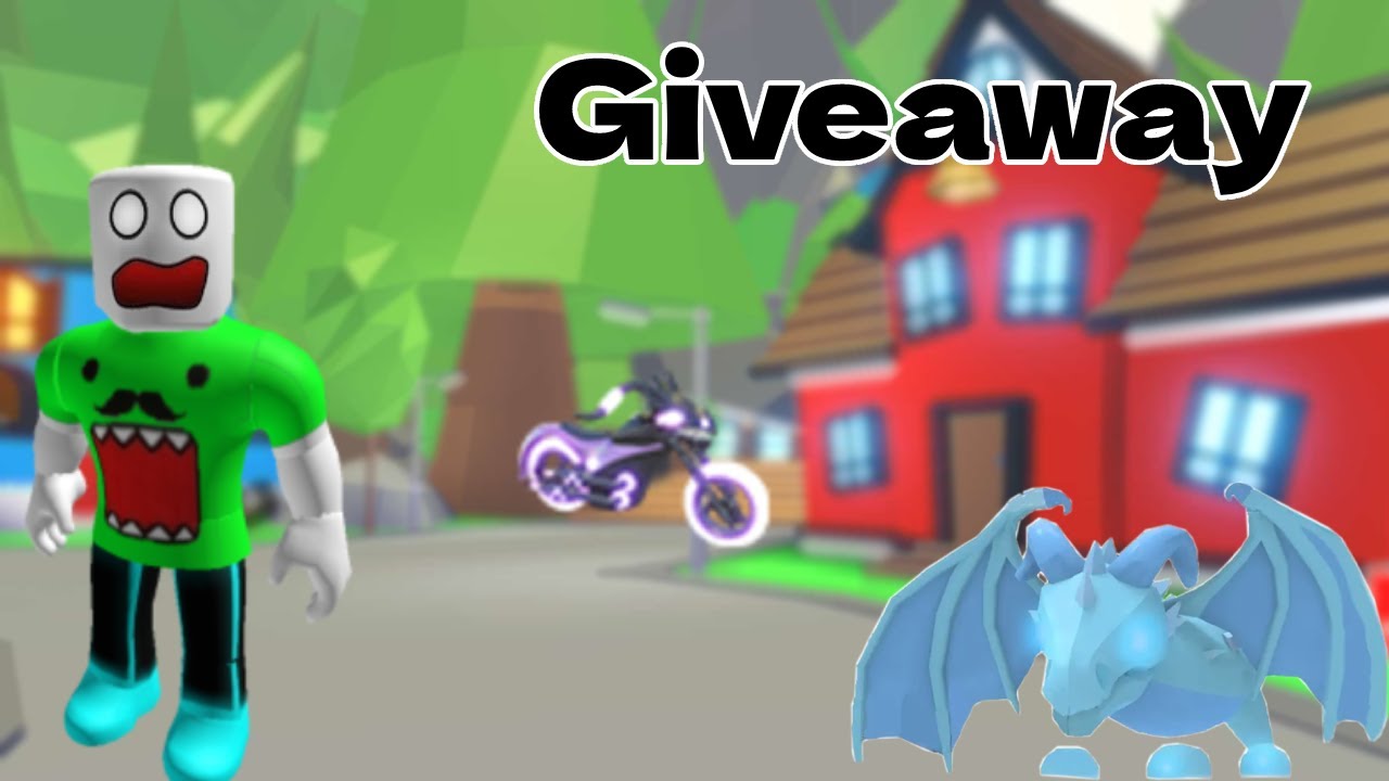 Adopt Me Giveaway + Shadow Motorcycle Review! - YouTube