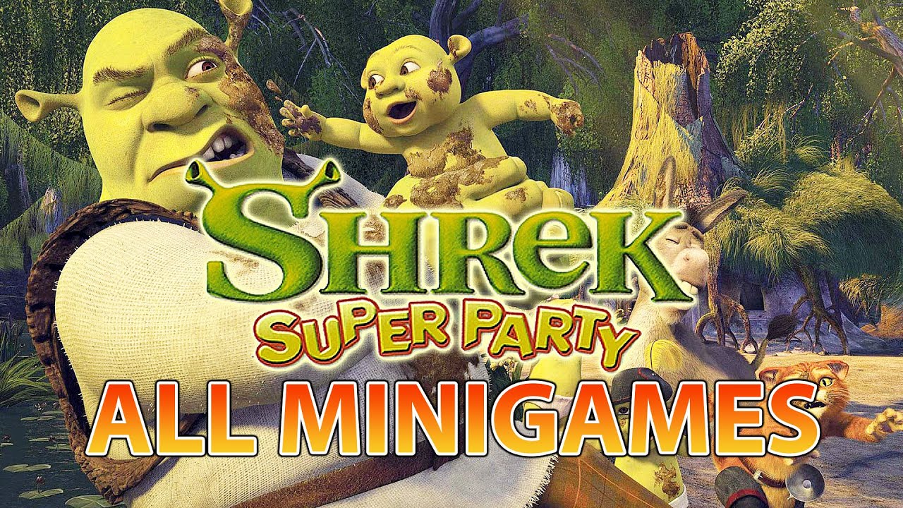 SHREK SUPER PARTY - ALL MINIGAMES / SKIRMISHES (PS2/XBOX/GAMECUBE ...