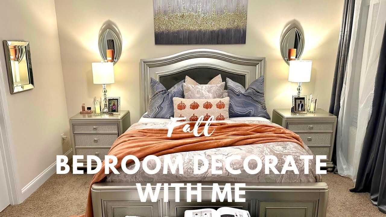 Fall Master Bedroom Clean and Decorate With Me 2023 | Simple Fall ...
