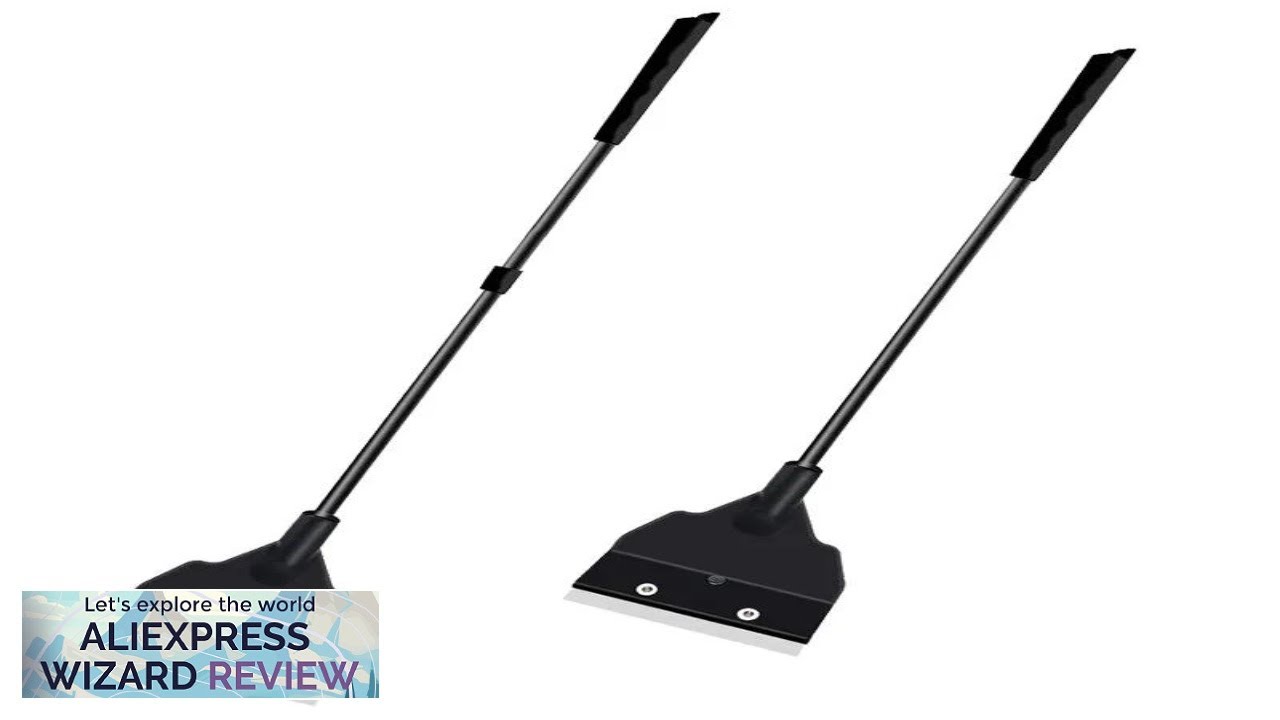 Aquarium Algae Scraper Cleaner Long Handle Detachable Tank Razor Blade ...