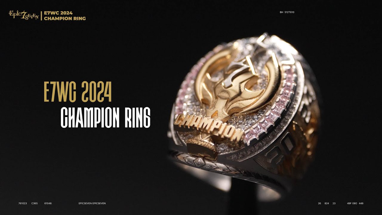 E7WC 2024 우승 반지의 주인공은? 8월 31일 12시, 그 주인공을 확인하세요! | 에픽세븐 - YouTube