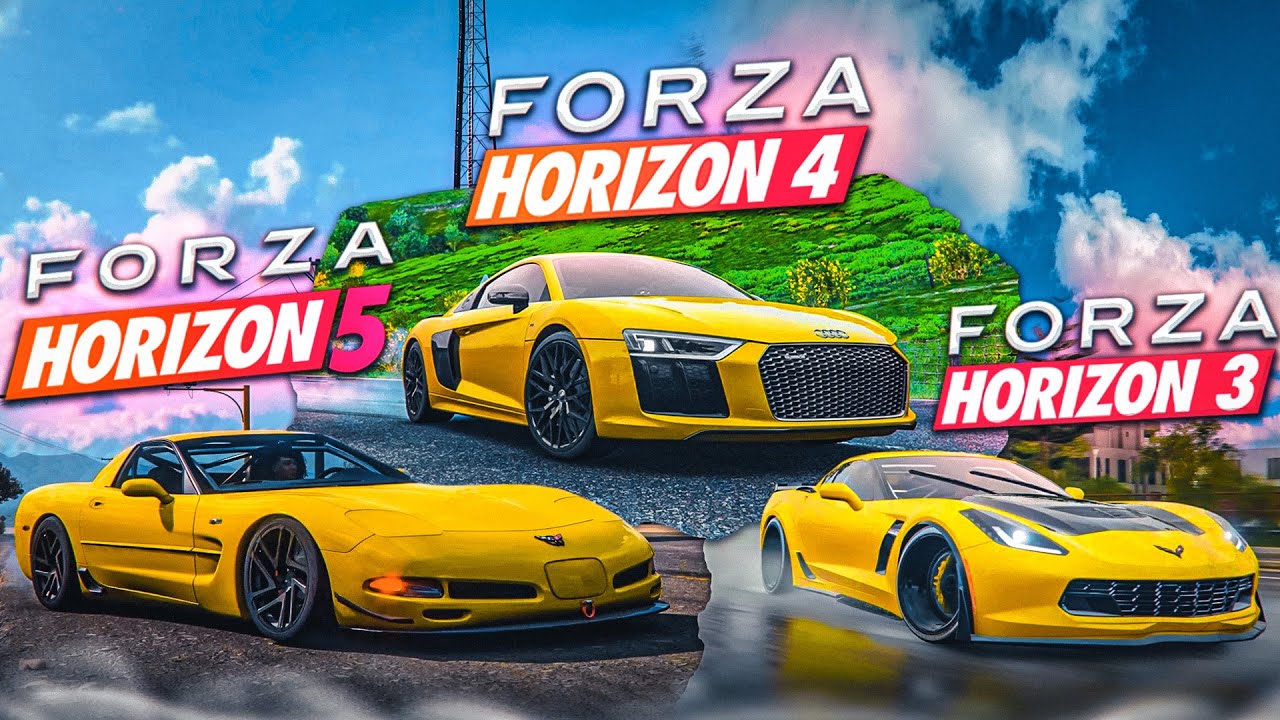 Я РЕШИЛ СРАВНИТЬ FORZA HORIZON 3 vs 4 vs 5! БОЛЬШАЯ ЛИ РАЗНИЦА В ...