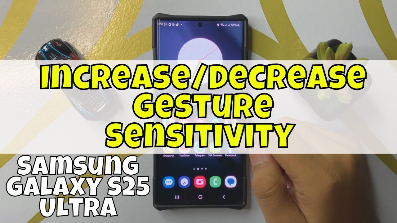 How to Increase/Decrease Gesture Sensitivity Samsung Galaxy S25 Ultra - YouTube