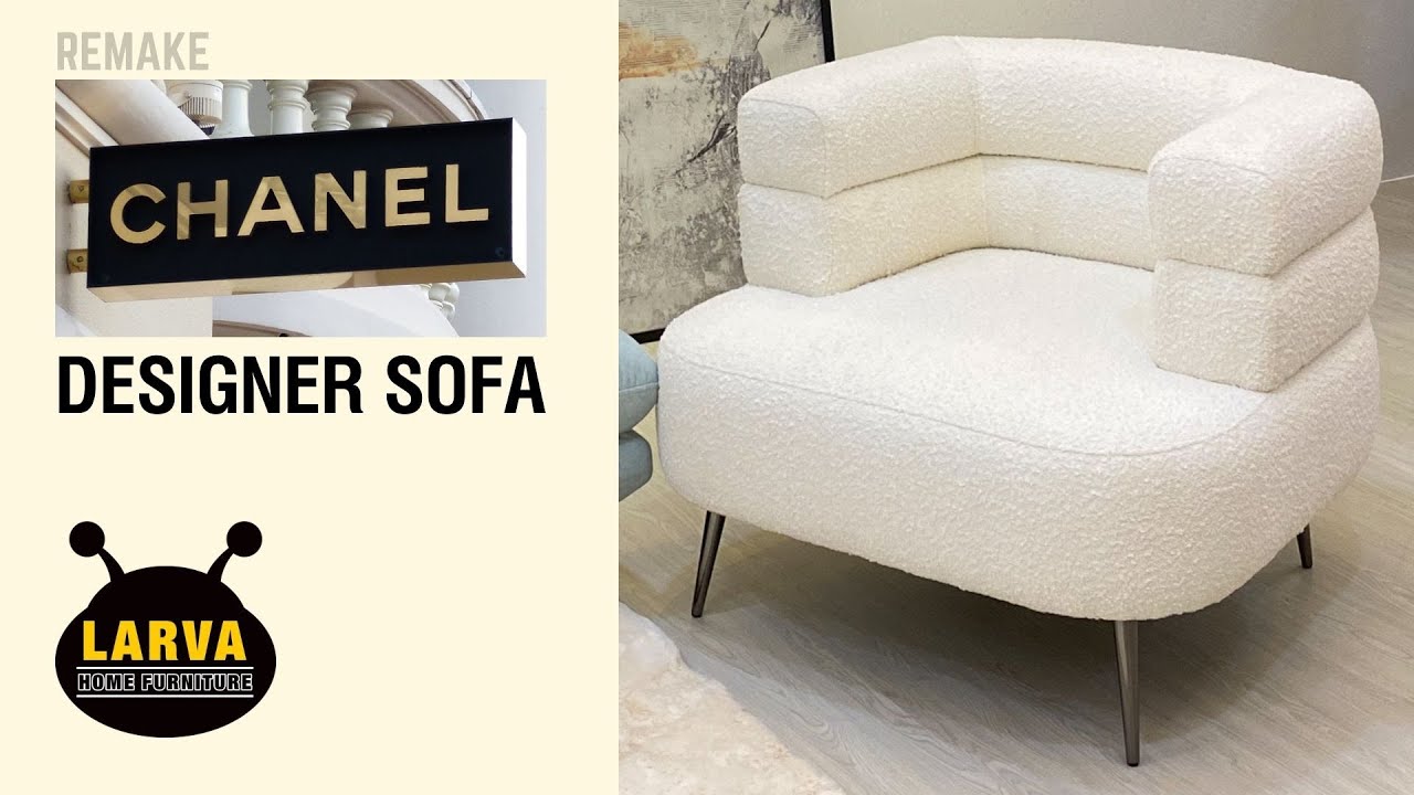 Chanel Designer Sofa | Larva Home Furniture - YouTube