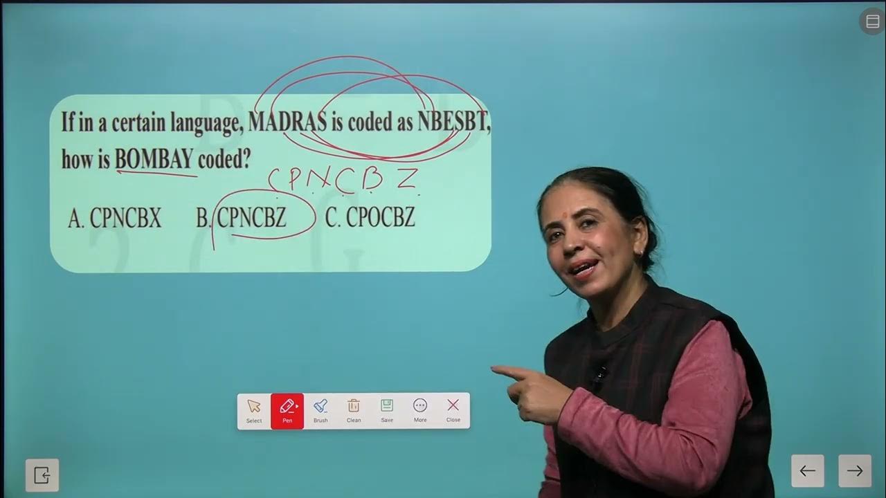 Chapter 6 Coding and Decoding | Aptitude and Reasoning Class 8 - YouTube