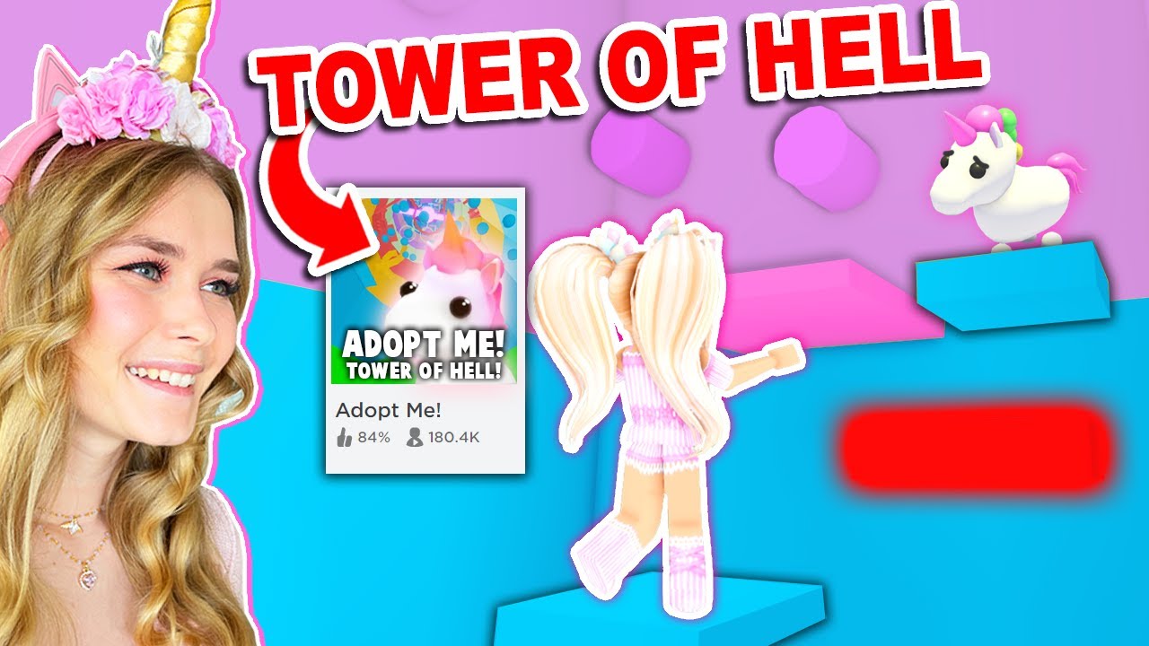 *NEW* TOWER OF HELL In ADOPT ME! (Roblox) - YouTube