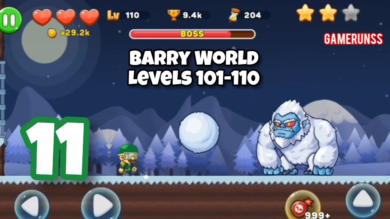Barry World Adventure - Gameplay Walkthrough Android Part 11 - Levels ...
