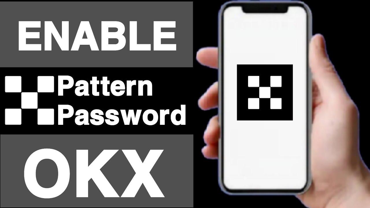 How to enable pattern password on okx account||Turn on pattern password ...