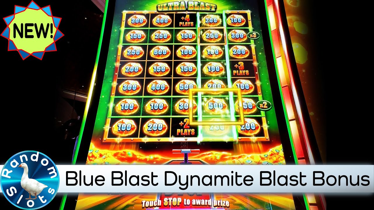 Dynamite Pop Blue Blast Slot Machine Bonus - YouTube