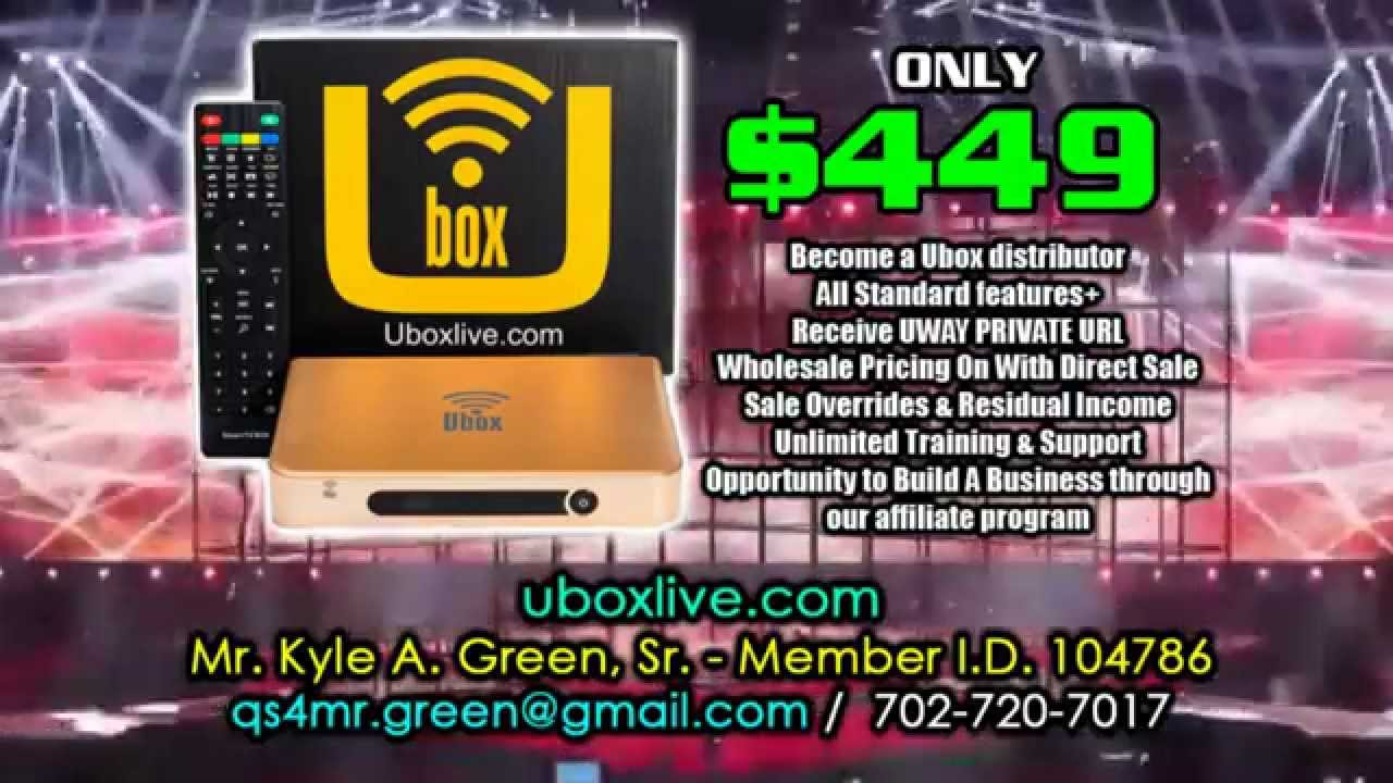 THE UBOX BECOME A DISTRIBUTOR + UBOX FOR ONLY $449 - YouTube