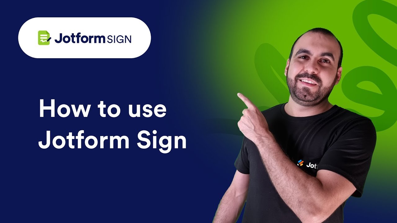 Jotform Sign Tutorial: How to Use Jotform Sign - YouTube