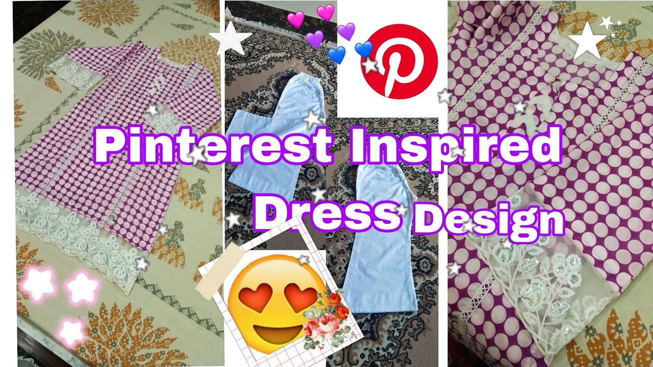 Pinterest Inspired Dress Design 😍 - YouTube