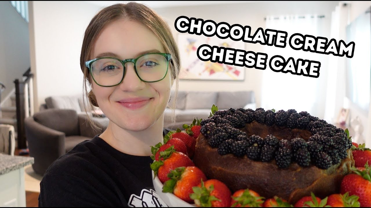 Chocolate Cream Cheese Cake - YouTube
