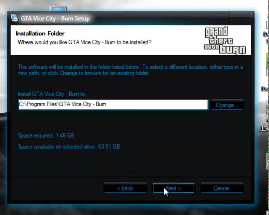 شرح : طريقة تحميل وتثبيت لعبة GTA Vice City - Burn - YouTube