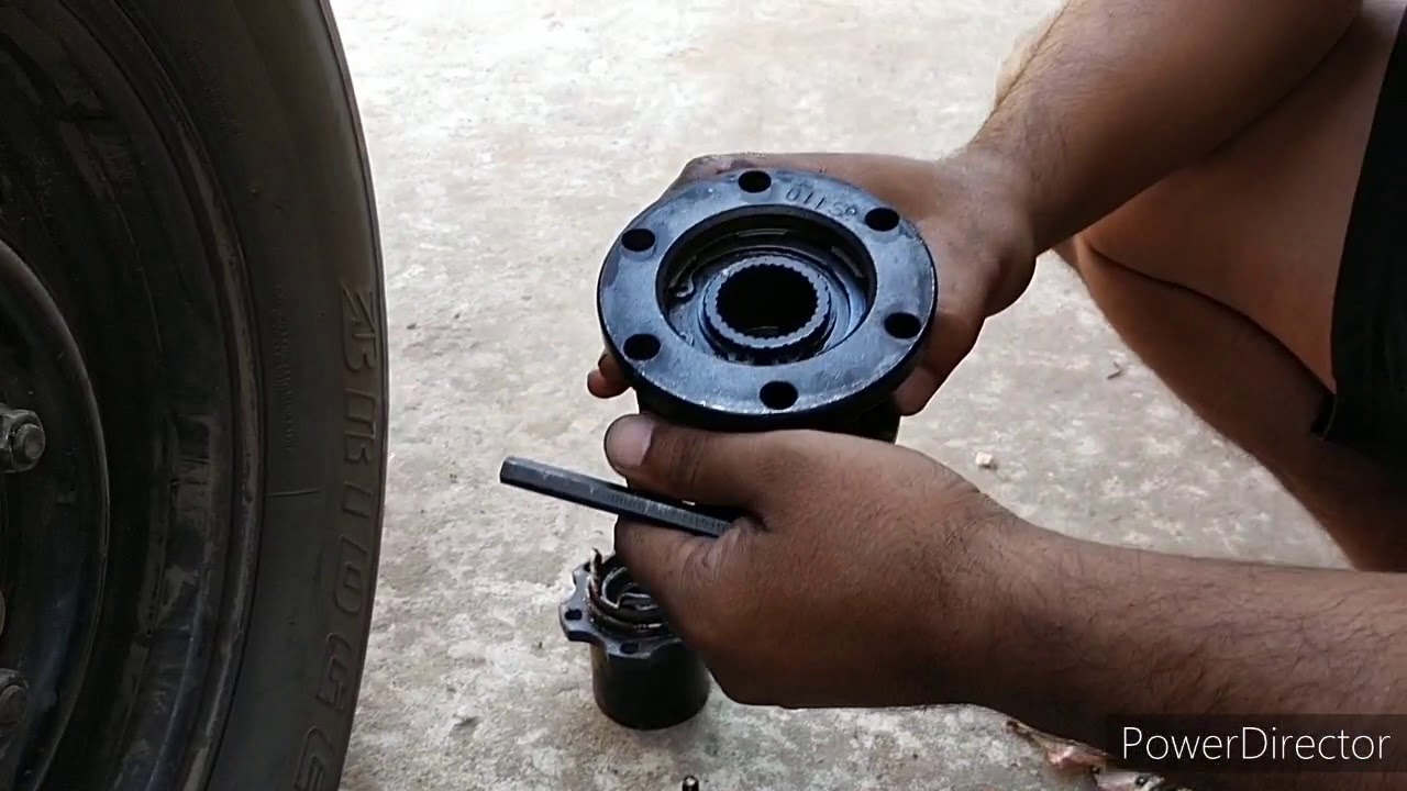 MAHINDRA THAR CRDE || FREEWHEEL HUB||INSTALLATION - YouTube