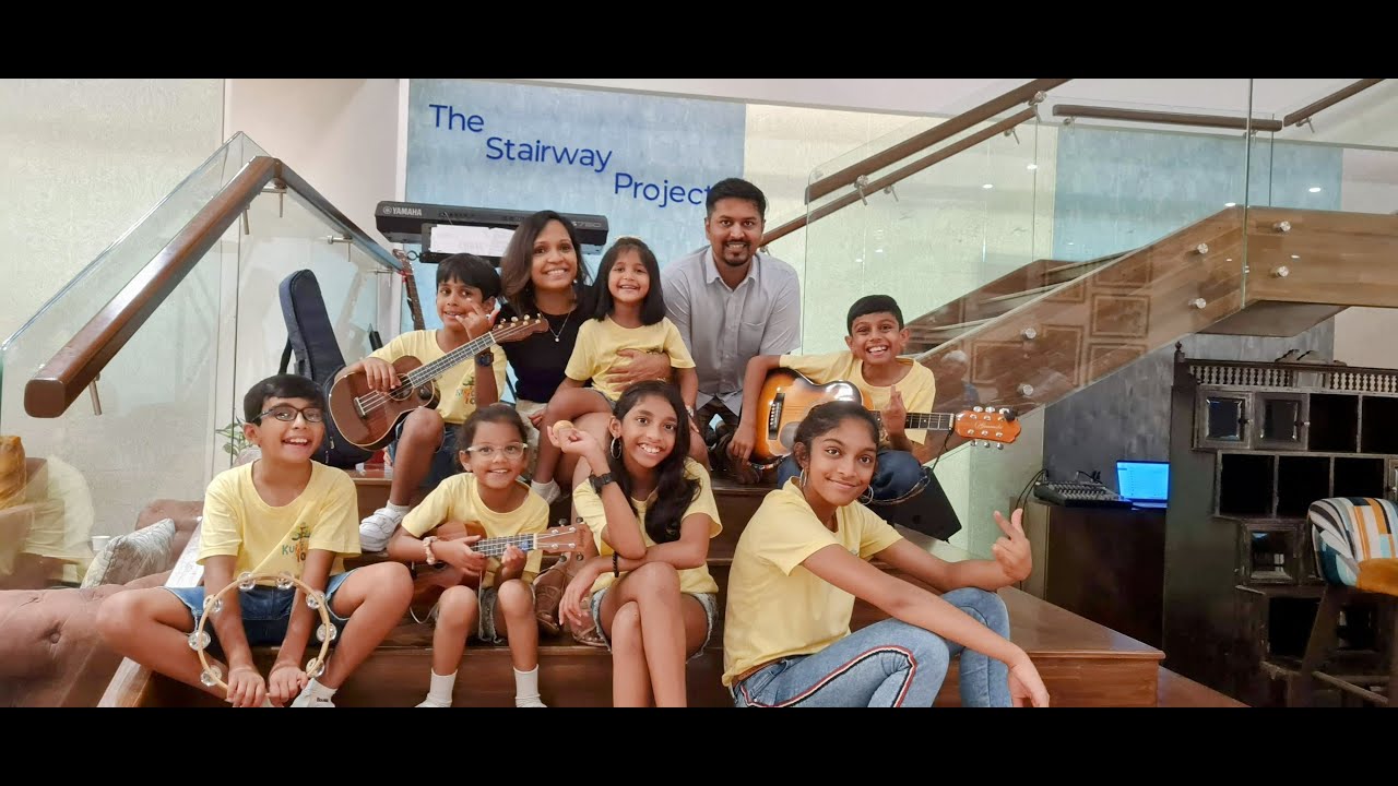 Mmmbop by Adrian Colaco and Julia Rego TheStairwayProject - YouTube