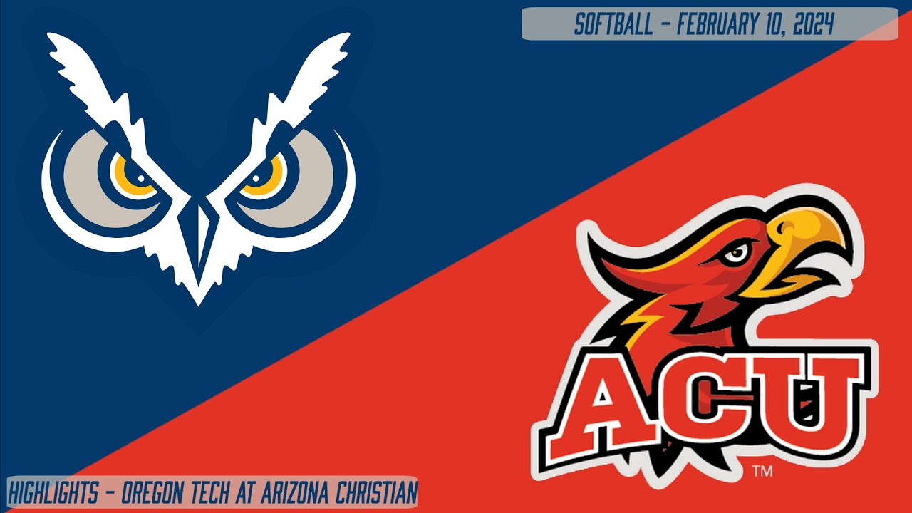 HIGHLIGHTS - SOFT: Oregon Tech Sweeps Arizona Christian - YouTube
