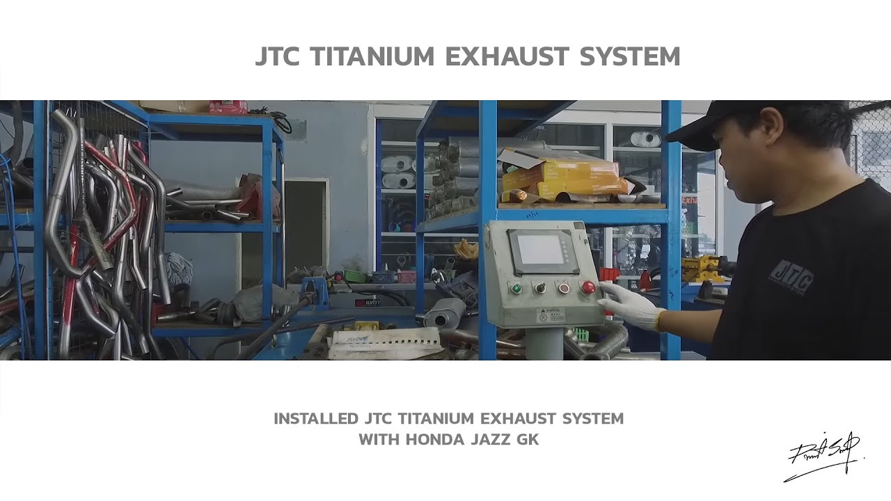 Installed JTC TITANIUM EXHAUST SYSTEM FOR HONDA JAZZ GK by JTC Titanium ...