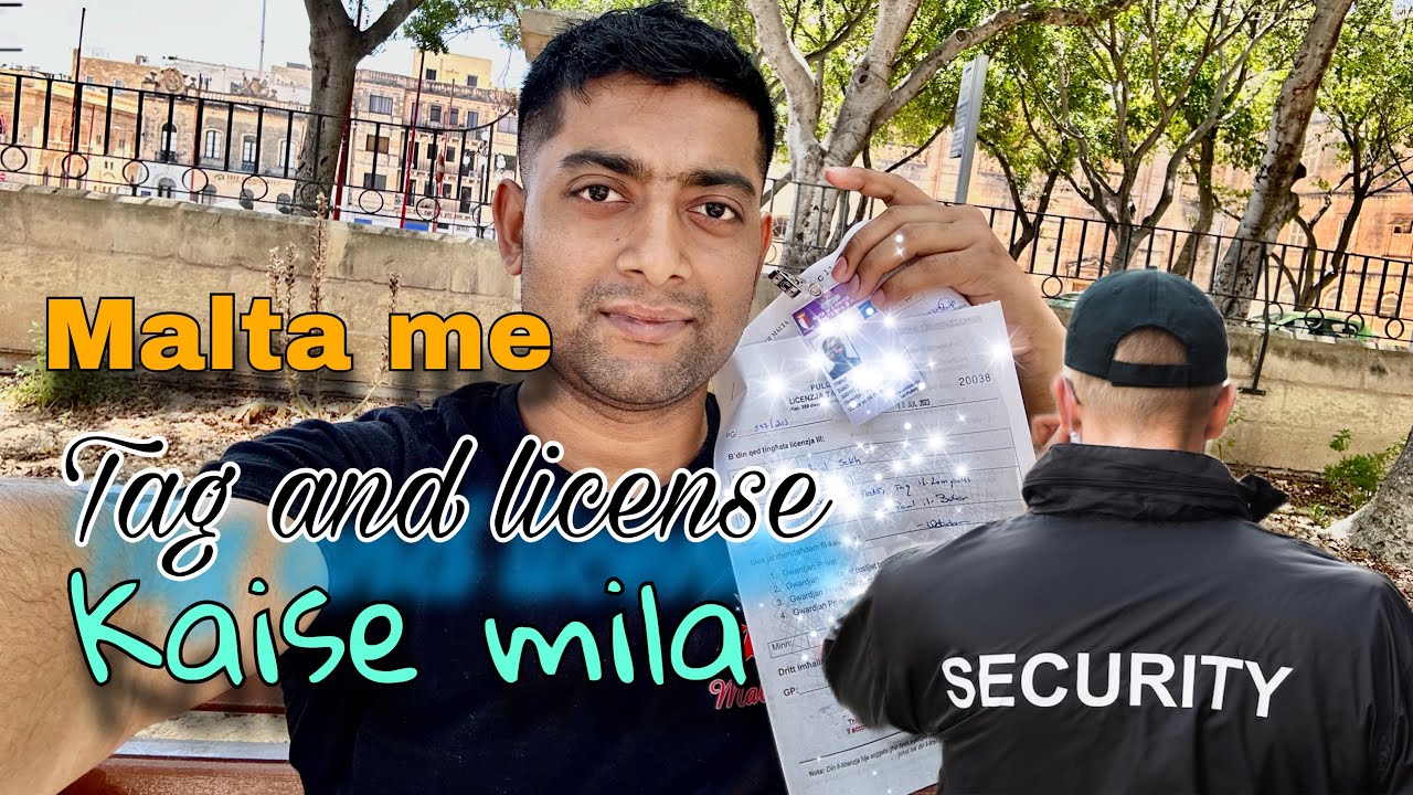 How do I get a security guard license and tag in Malta. - YouTube