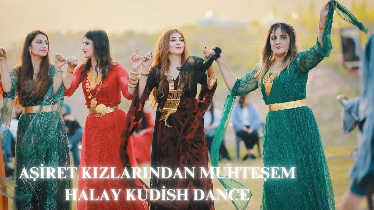 AŞİRET KIZLARINDAN MUHTEŞEM HALAY KURDİSH DANCE - YouTube