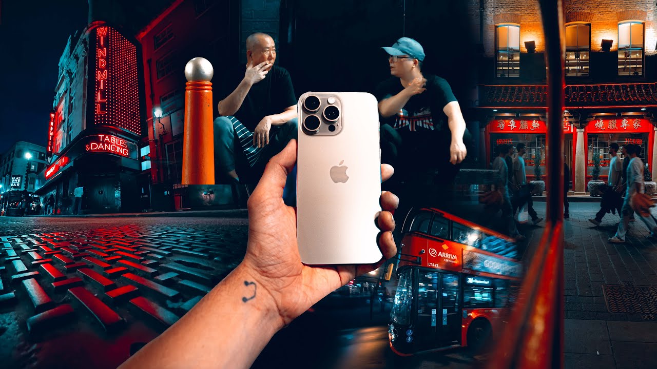 IPHONE 15 PRO MAX NIGHT PHOTOGRAPHY LONDON STREETS POV - YouTube