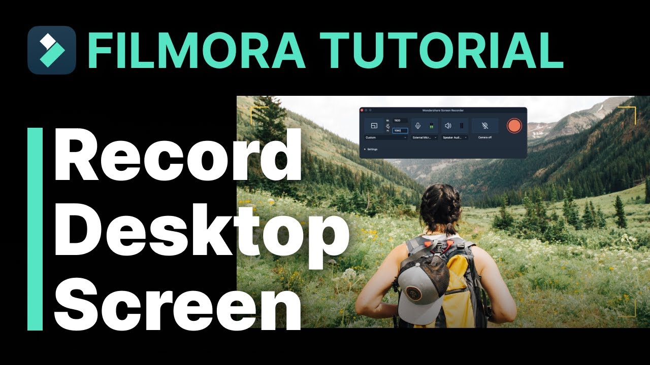 Record Desktop Screen Filmora Tutorial - YouTube