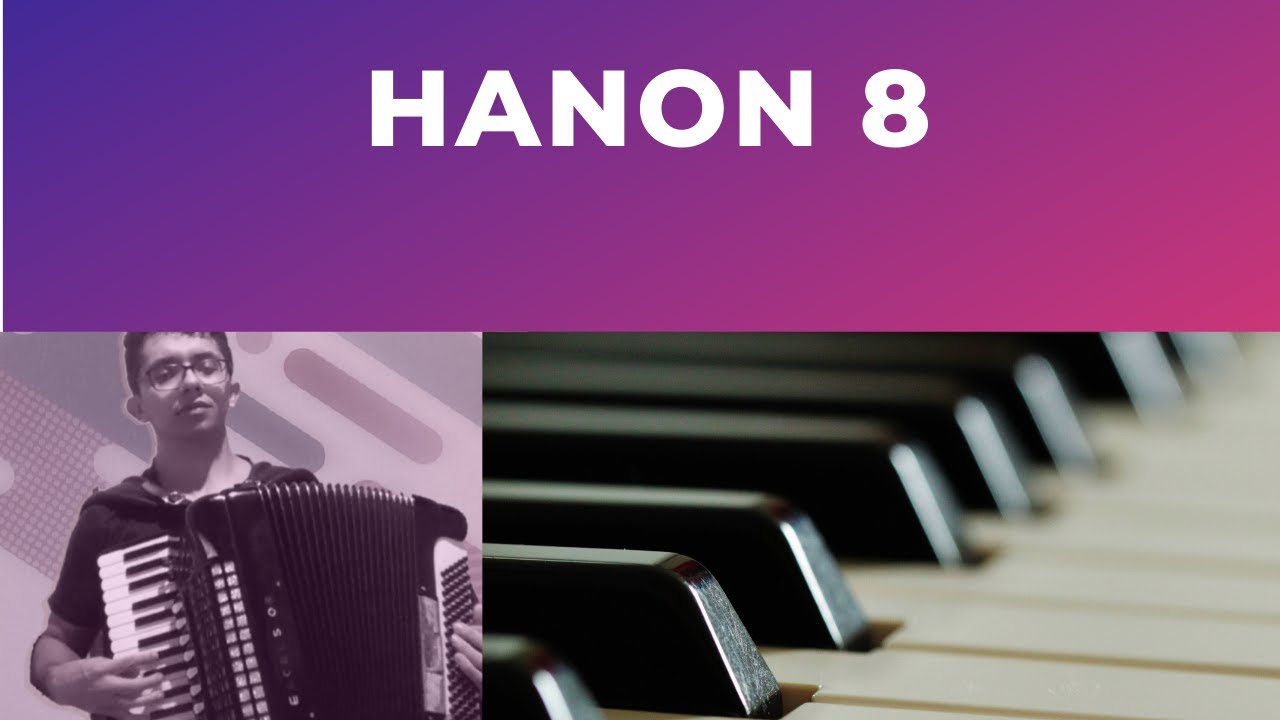 Hanon 8-Exercicio de digitação - YouTube