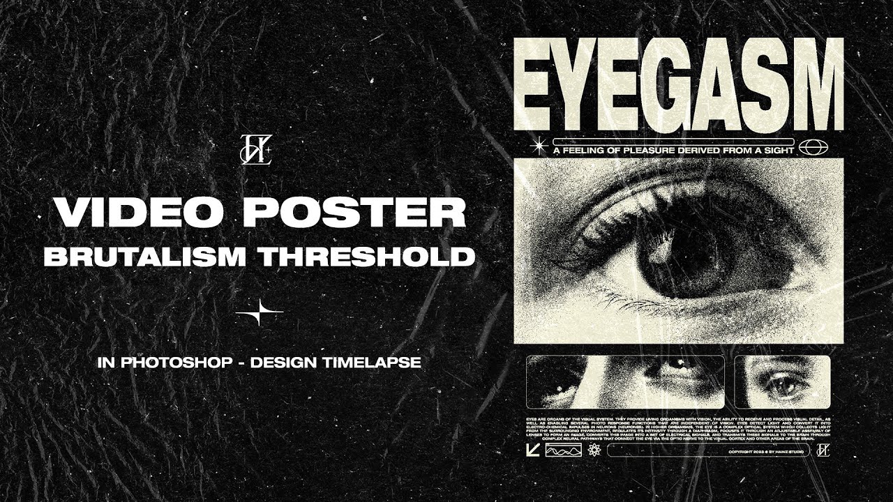 Make a Video Poster Brutalism Threshold Design in Photoshop - Design ...