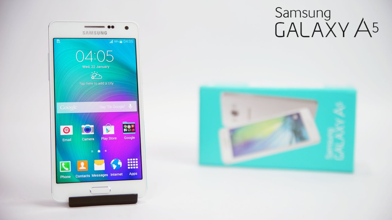 Samsung Galaxy A5 - Unboxing & Hands On - YouTube