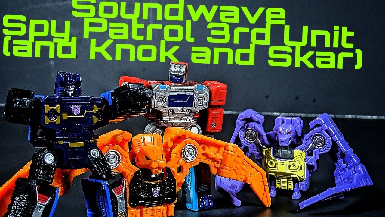 Transformers || Generations Select - WFC-GS10 Soundwave Spy Patrol 3rd ...
